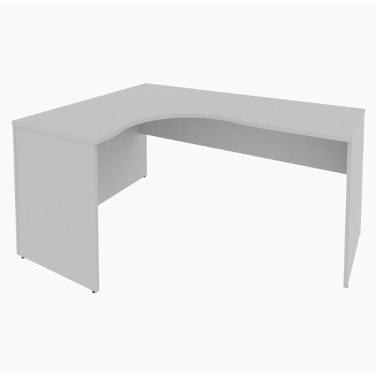 Стол Riva криволинейный левый А. СА-4 (L) Серый 1600*1200*750