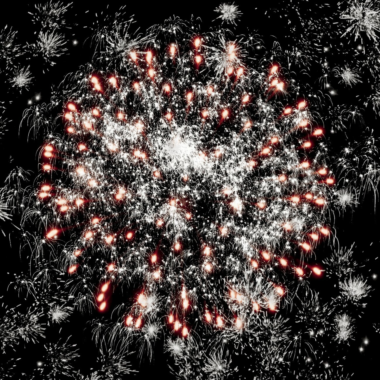 Салют Фейерверк "Панда / Panda" (100 залпов, калибр 0,6") Fire Flower — фото 1