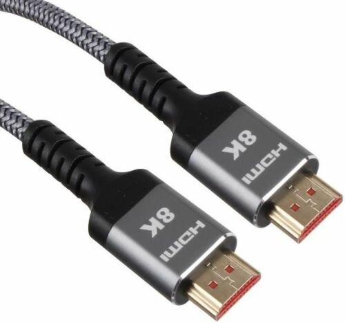 Кабель интерфейсный HDMI-HDMI VCOM ACG859A-2.0 19M/M, ver. 2.1 8KX60Hz (Econom) оплетка 2m iOpen