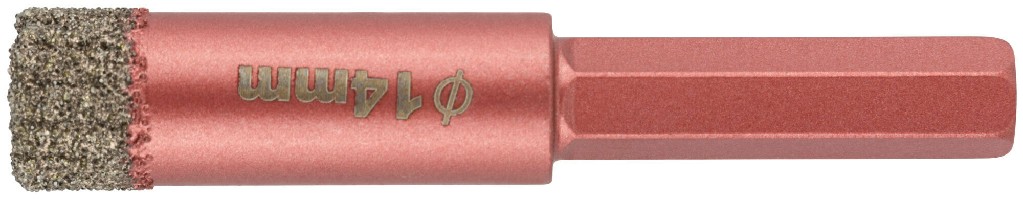 Коронка алмазная универсальная для дрели, бур для керамогранита, мрамора, шлакоблока, кирпича, плитки, стекла, дерева (сухое и влажное сверление) CUTOP Special 14x10x75мм