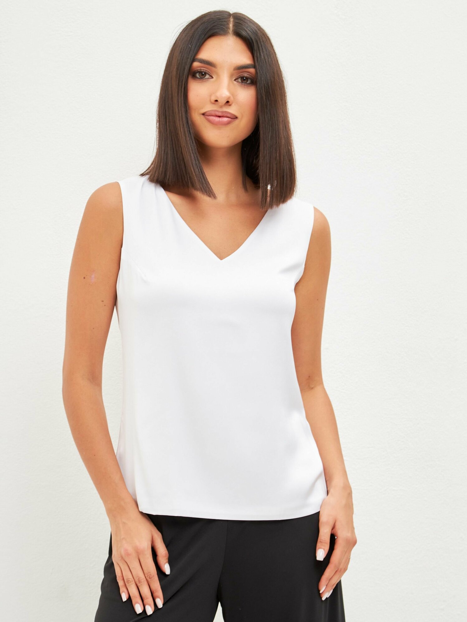 Топ шелковый двойной Mona