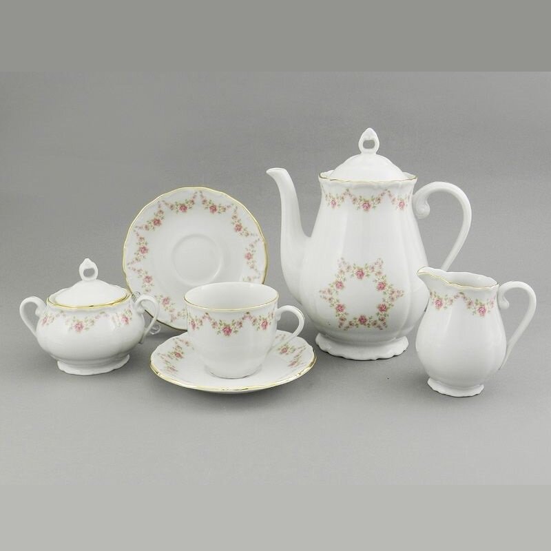 Кофейный сервиз Leander Verona Květinová Nálada 67160714-0158