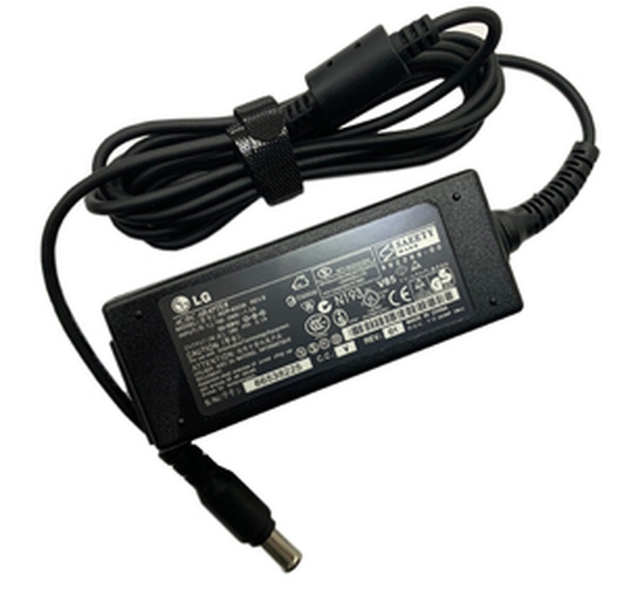 Блок питания для монитора LG 19V, 2.1A, 40W, 6.5x4.4мм с сетевым кабелем, ORG