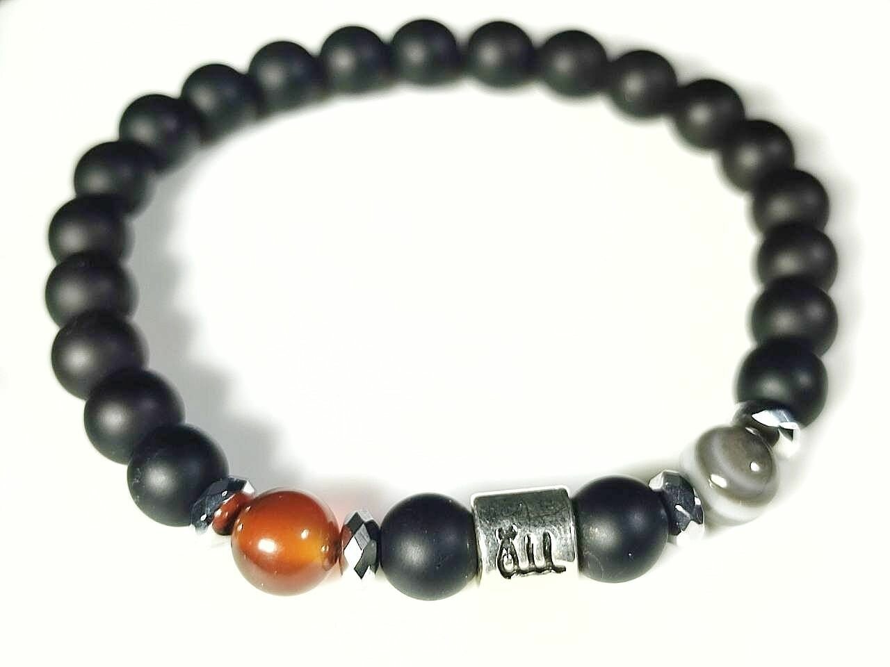 Браслет HRUSTALEK, сердолик, агат