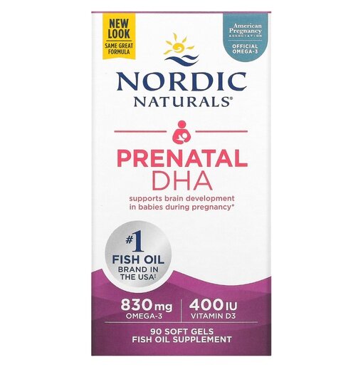 Nordic пренатальная ДГК без добавок 90 капсул
