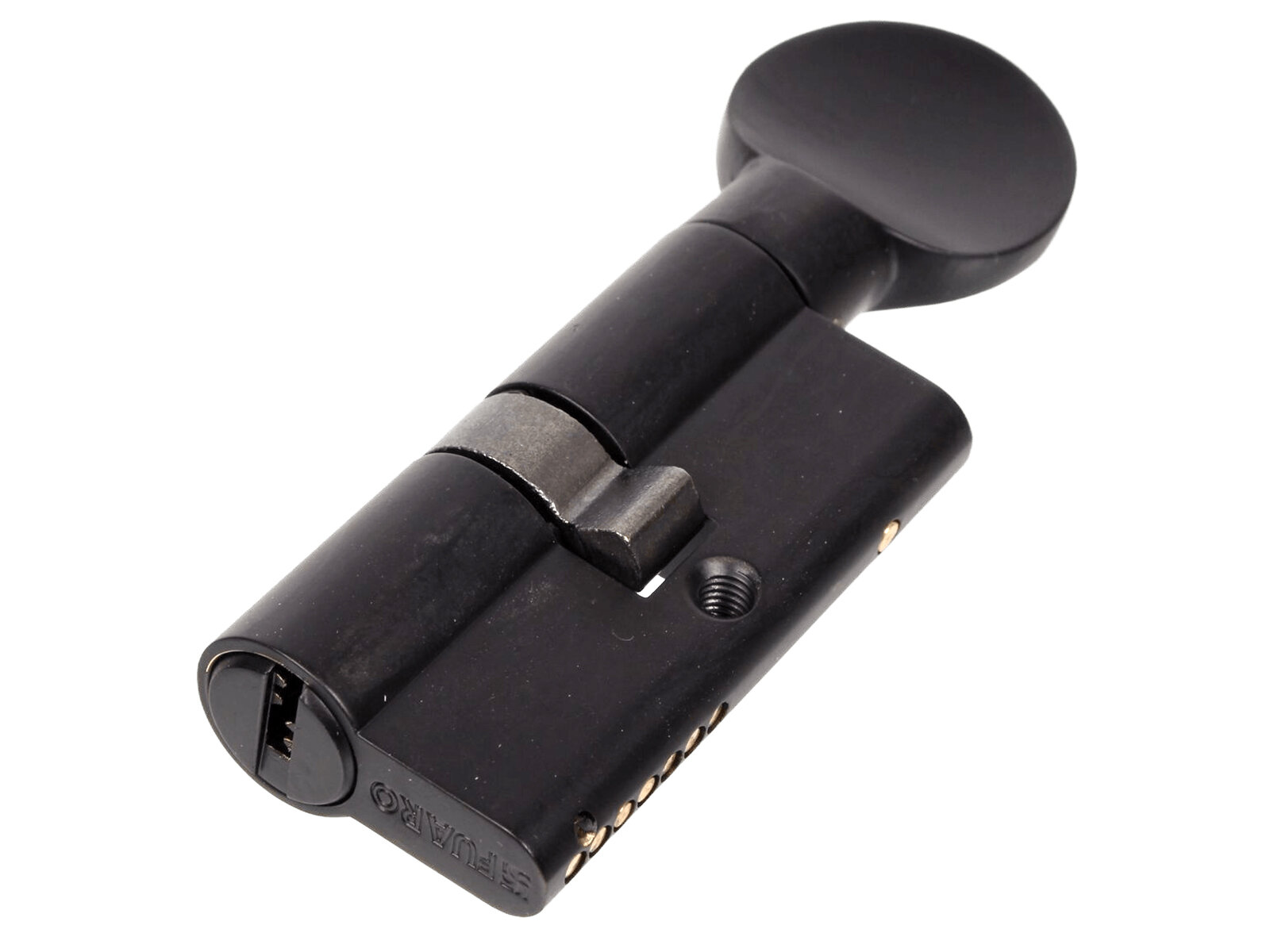 Личинка замка FUARO D-PRO502/60 mm 25+10+25 BL черная 5 кл.