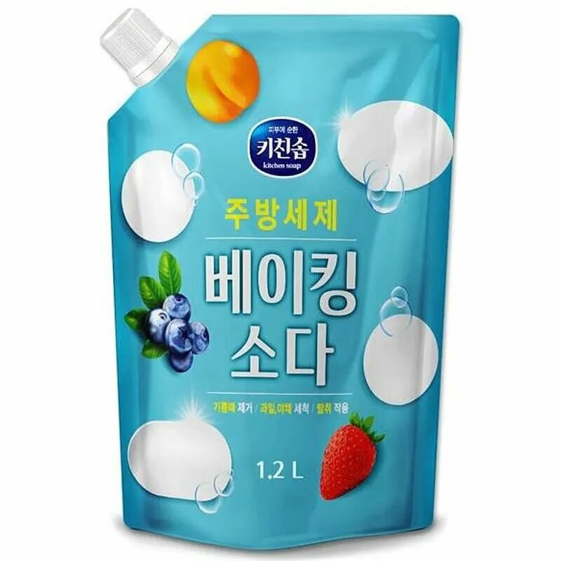 MUKUNGHWA Средство для мытья посуды Kitchen Soap Baking Soda Kitchen Detergent, 1200 мл
