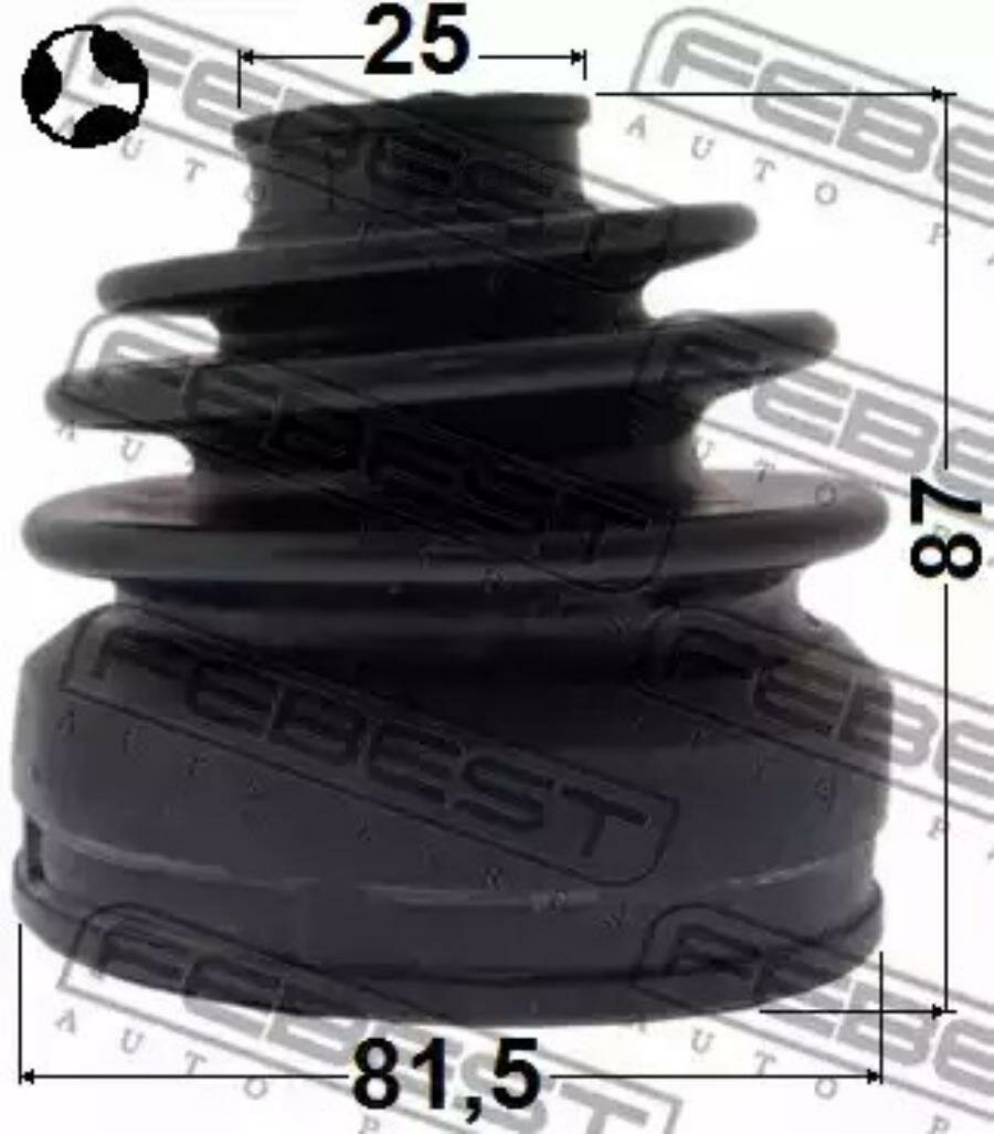 FEBEST 0415-CY4ALHT пыльник ШРУС внутренний (81.5X87X25) комплект