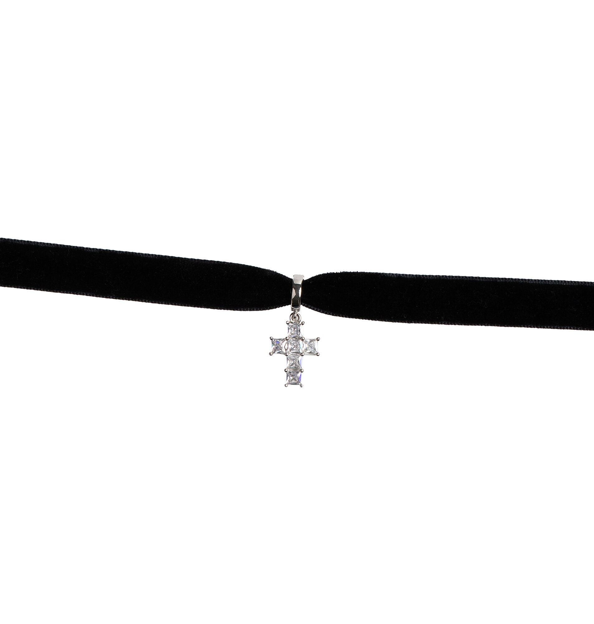 Чокер, фианит