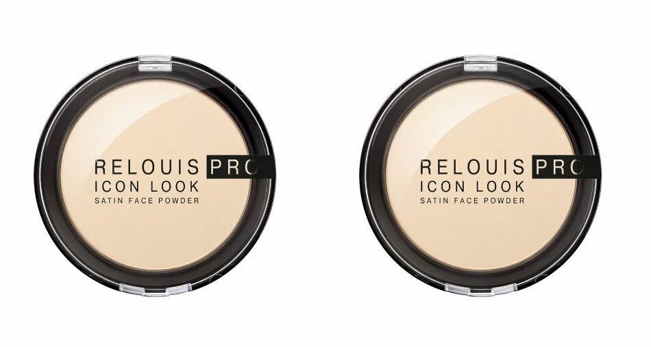 Relouis Пудра для лица Pro Icon Look Satin Face Powder тон 00, 49 г - 2 шт