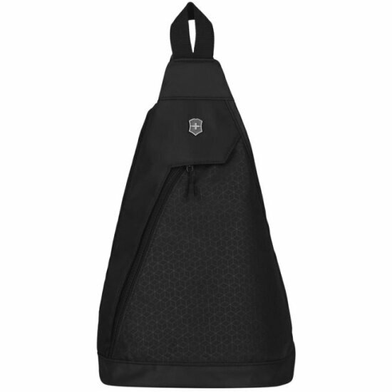 Рюкзак с одним плечевым ремнём Victorinox Altmont Original, черный, нейлон, 25x14x43 см, 7 л