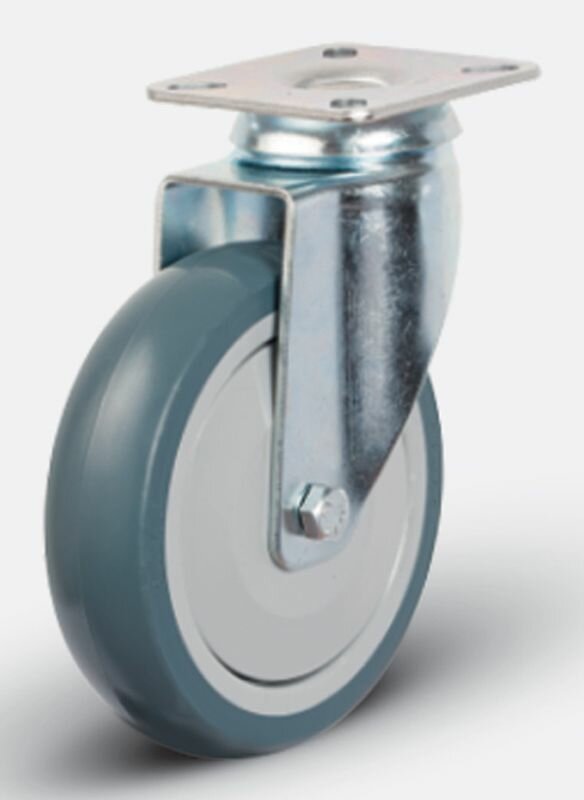 Колесо с поворотной платформой D 150 мм до 110 кг EMES ER01MBT150X32