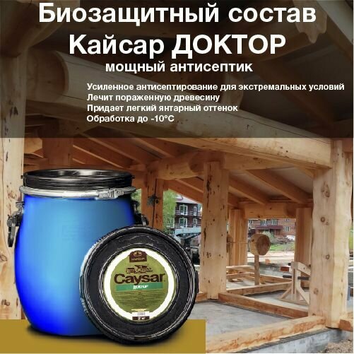 Кайсар Доктор /Caysar Doctor/ бочка 21 кг. Высокоэффективный антисептик для древесины. Лечит пораженную древесину, зимняя обработка до -10°С