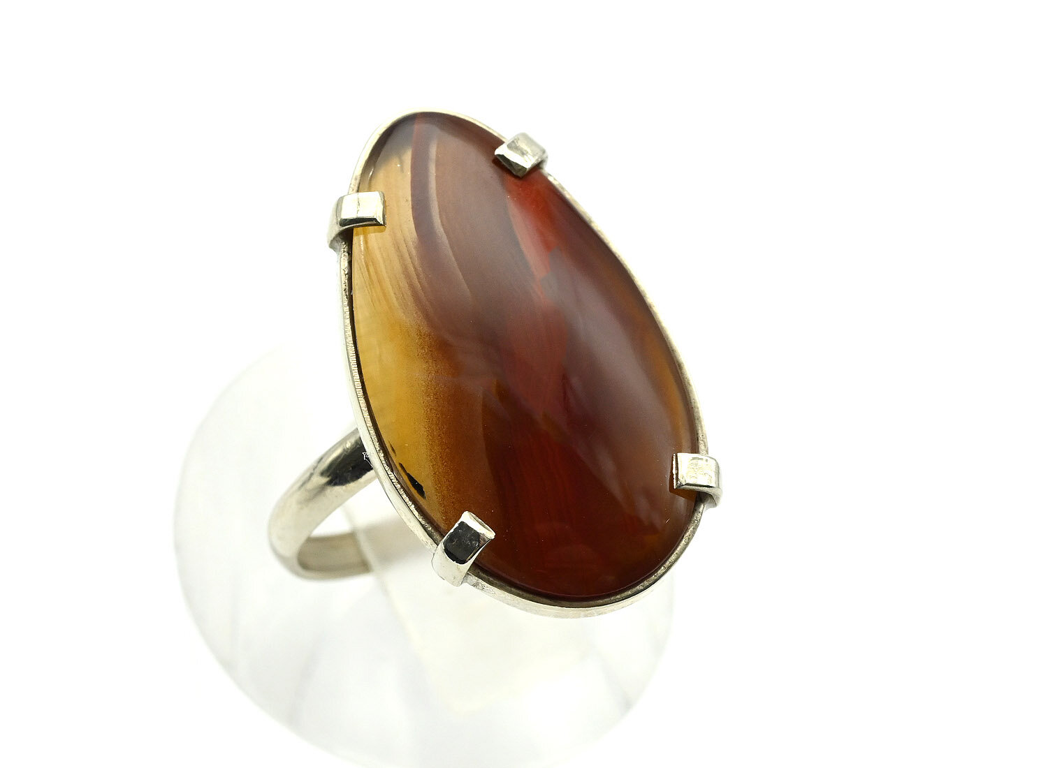 Кольцо, агат