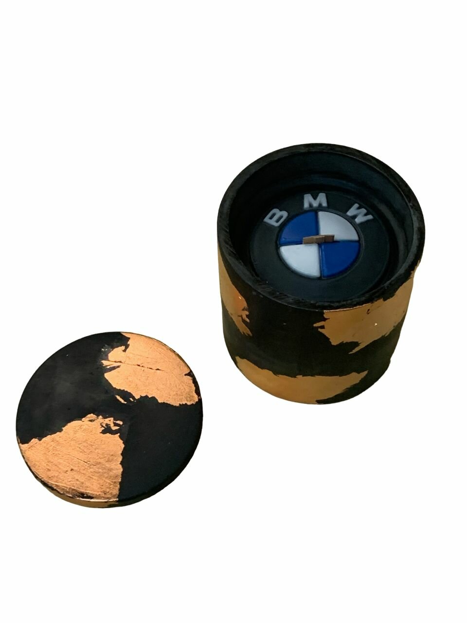 Свеча ароматическая. Цвет бронза, bmw