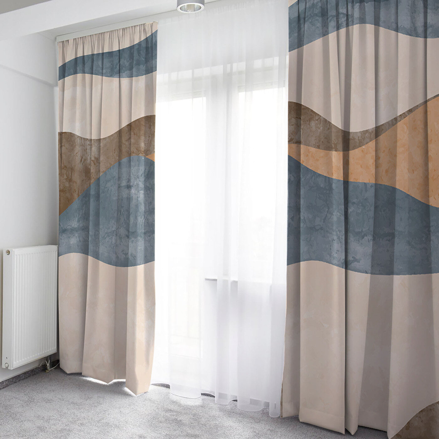 Шторы (фотошторы) из габардина, 290х230 см, Good Room