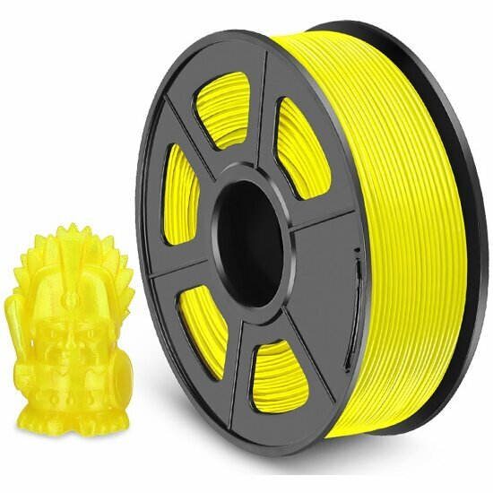 Пластик NV Print PETG Yellow для 3D печати диаметр 1.75мм длина 330 метров масса 1 кг