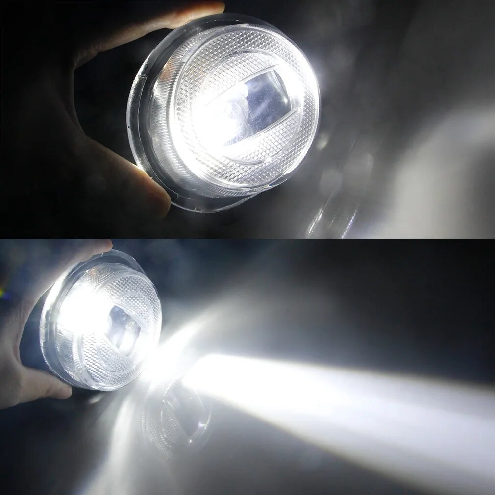 Светодиодные противотуманные светильник в сборе для переднего бампера автомобиля Mazda 5 2005-2010 H11, линзы Canbus, противотуманные дневные ходовые огни DRL лм, 2 шт, 30 Вт White