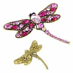 Брошь, стразы