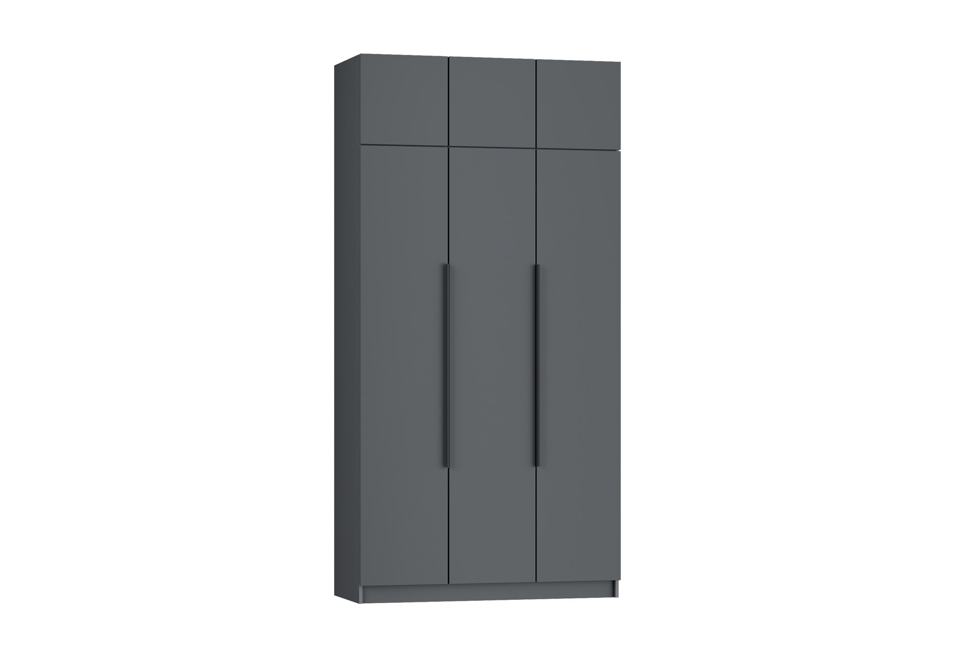 Шкаф Джетон 3 1300-550-2400 наполнение платье/белье цвет графит