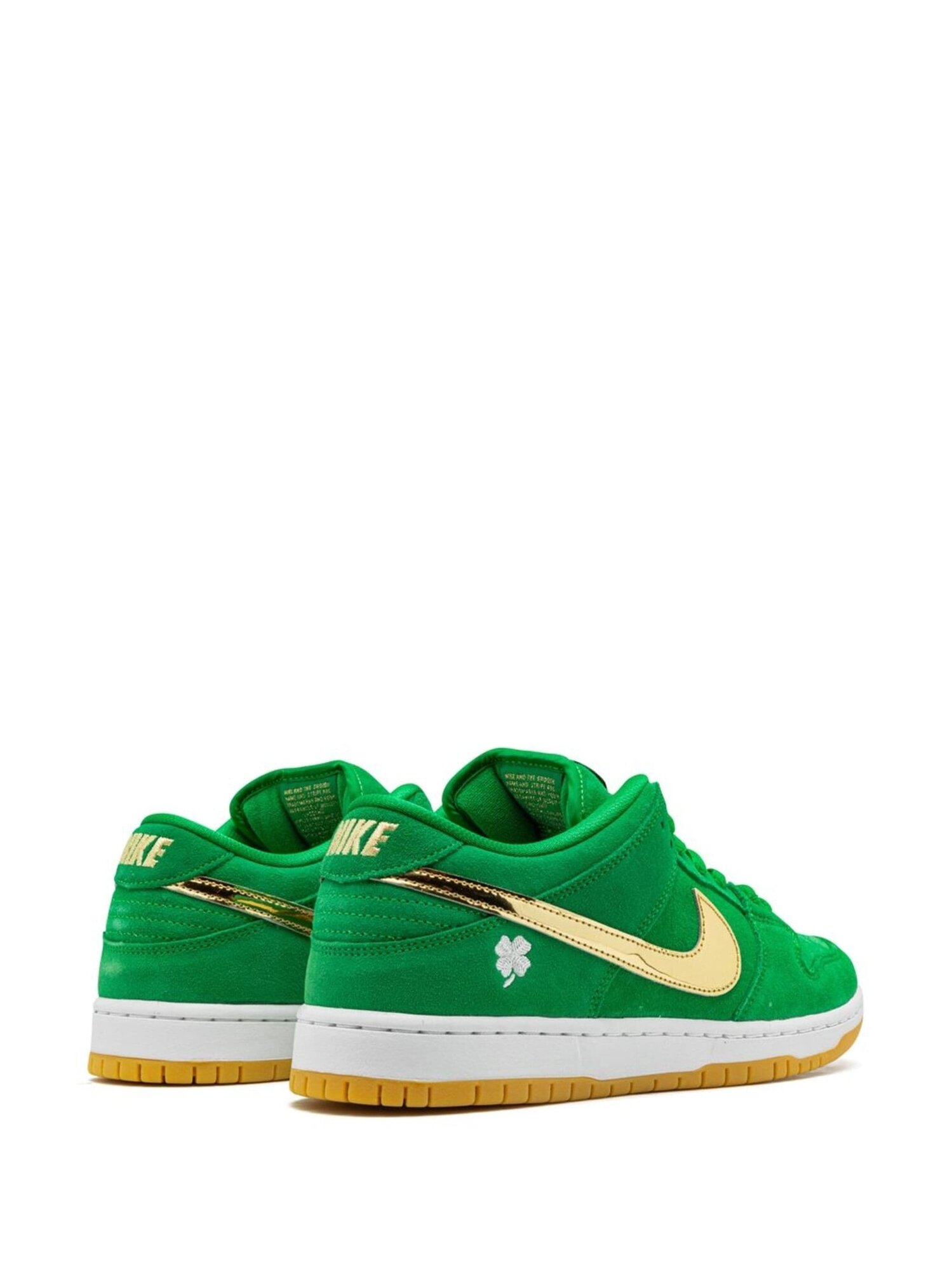 Кроссовки NIKE Dunk Low Pro St. Patrick's Day, размер 11 US, зеленый, — фото 1