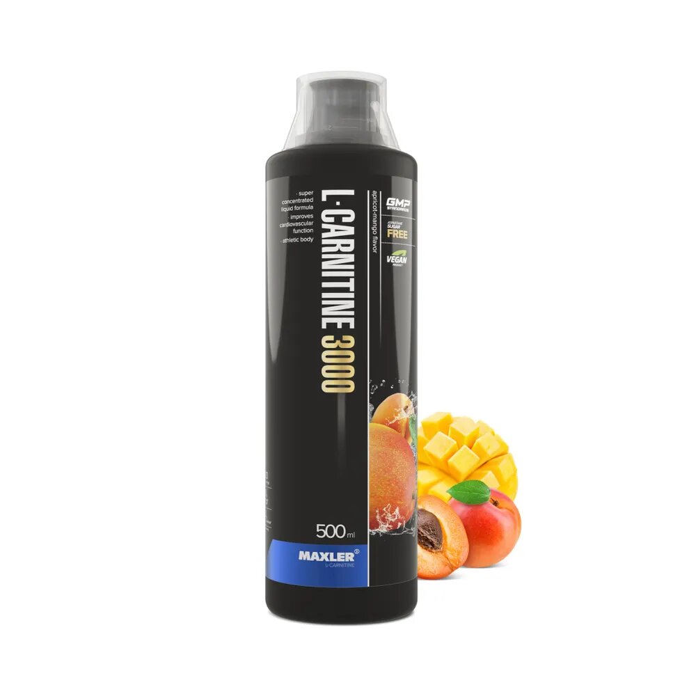 Л-Карнитин Maxler L-Carnitine 3000 500 мл абрикос-манго