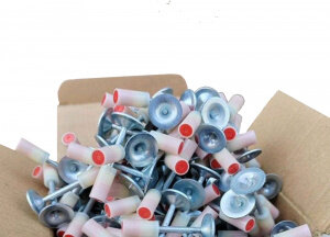 Гвозди 27мм Beton bullet 200 шт кованные шляпка 16мм