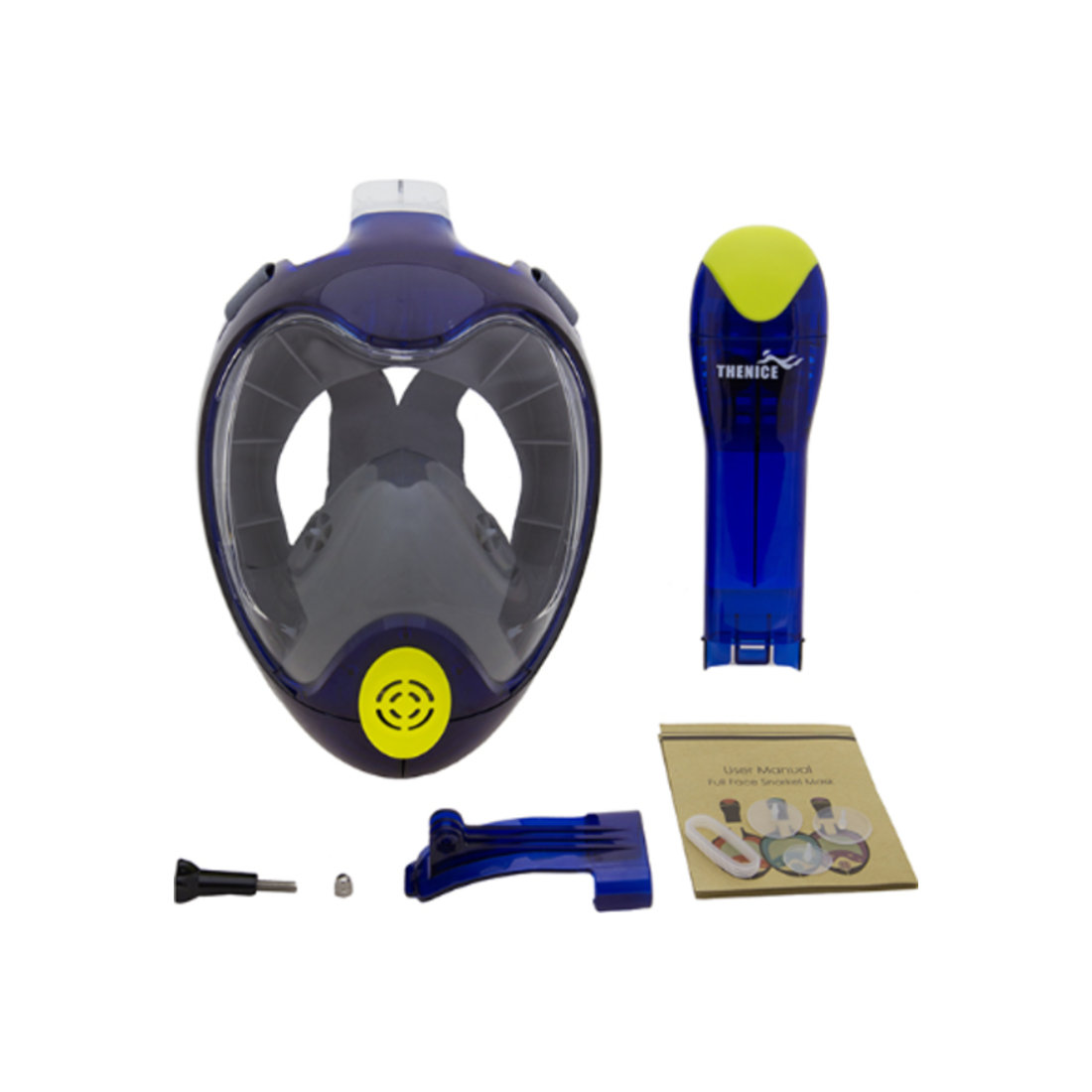 Полнолицевая маска Thenice Full Face Snorkel Mask S/M