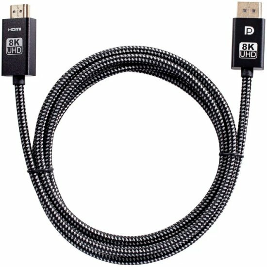 Кабель-адаптер Telecom TA581-1.8M DP-M - HDMI-M 8K@60Hz, медь,1.8m.