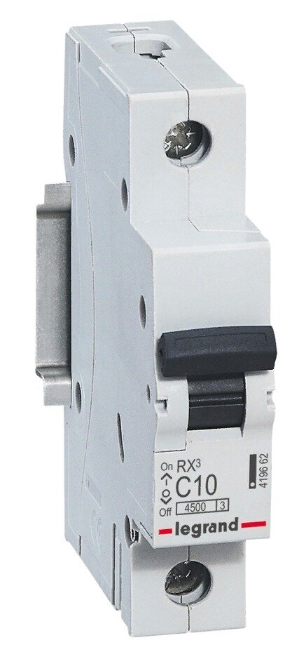 Автоматический выключатель Legrand / Легранд RX3, 1Р 20А характеристика С 4.5кА, 419665 / электроавтомат