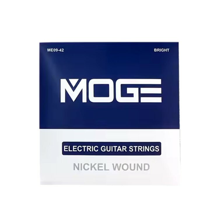 ME09 Комплект струн для электрогитары, никелированные, 9-42, Moge
