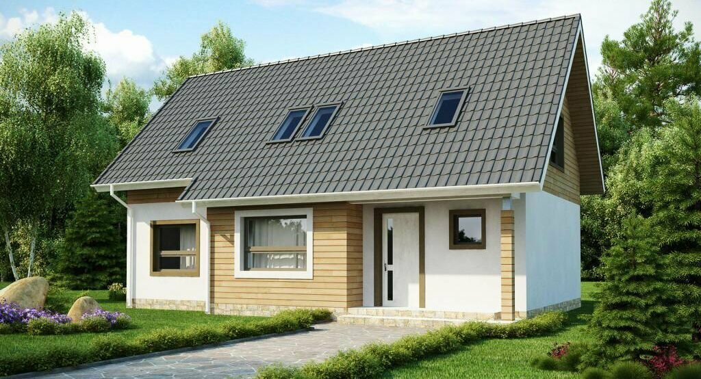 Проект дома 9,41х12,61 м, 138 м2, газобетон