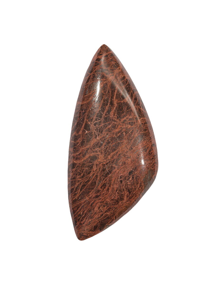 Кабошон Анальцим 58х27х6 мм.