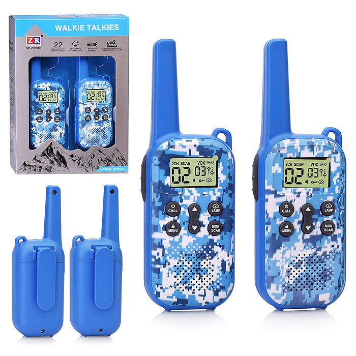 Рация ZR331B Walkie Talkies, от 3 лет, для мальчиков, световые и звуковые эффекты