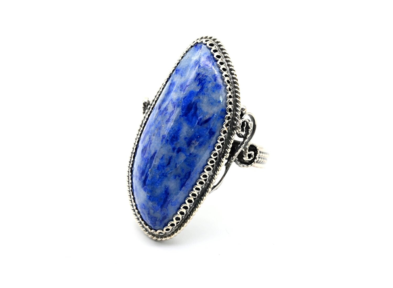 Кольцо, лазурит