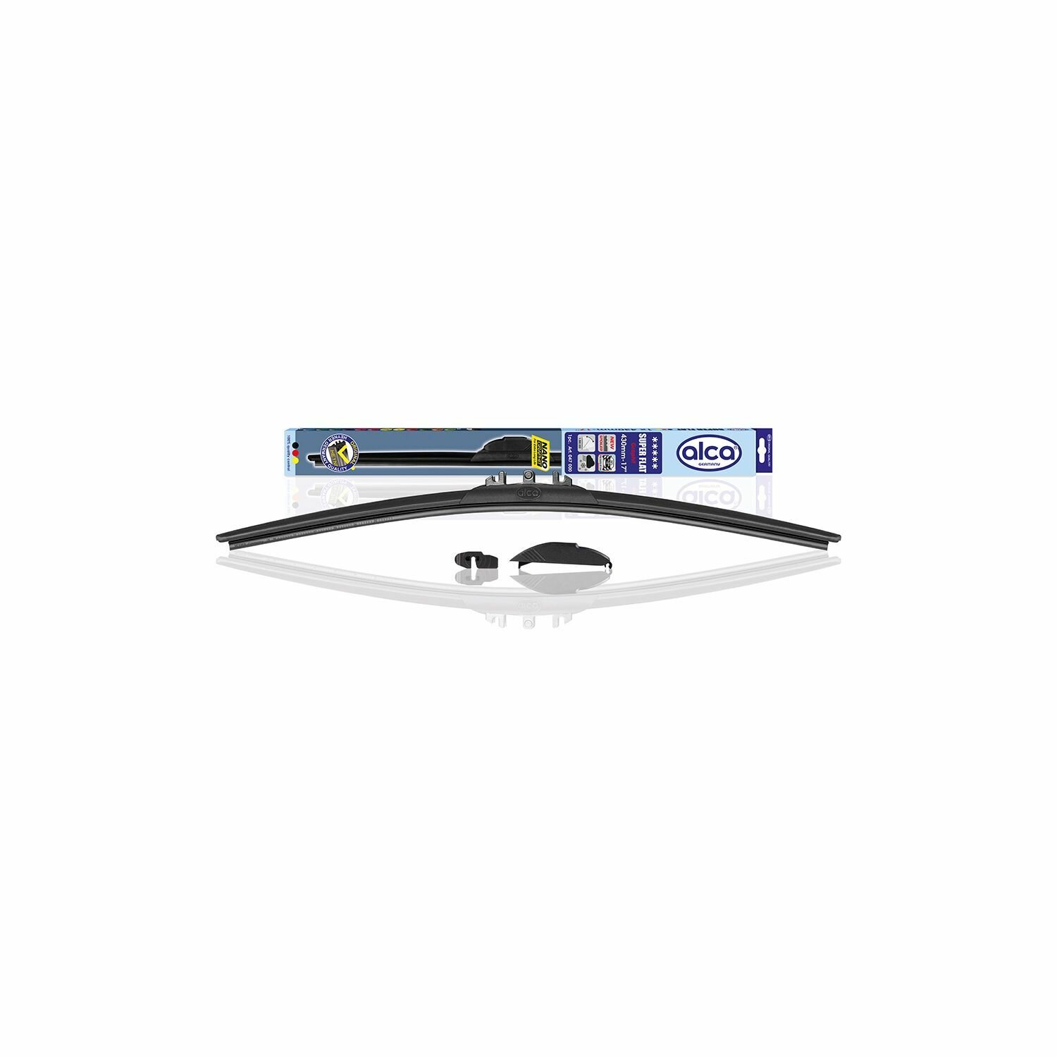 Щетка стеклоочистителя 047000 Super Flat бескаркасная 43см/17" 1шт