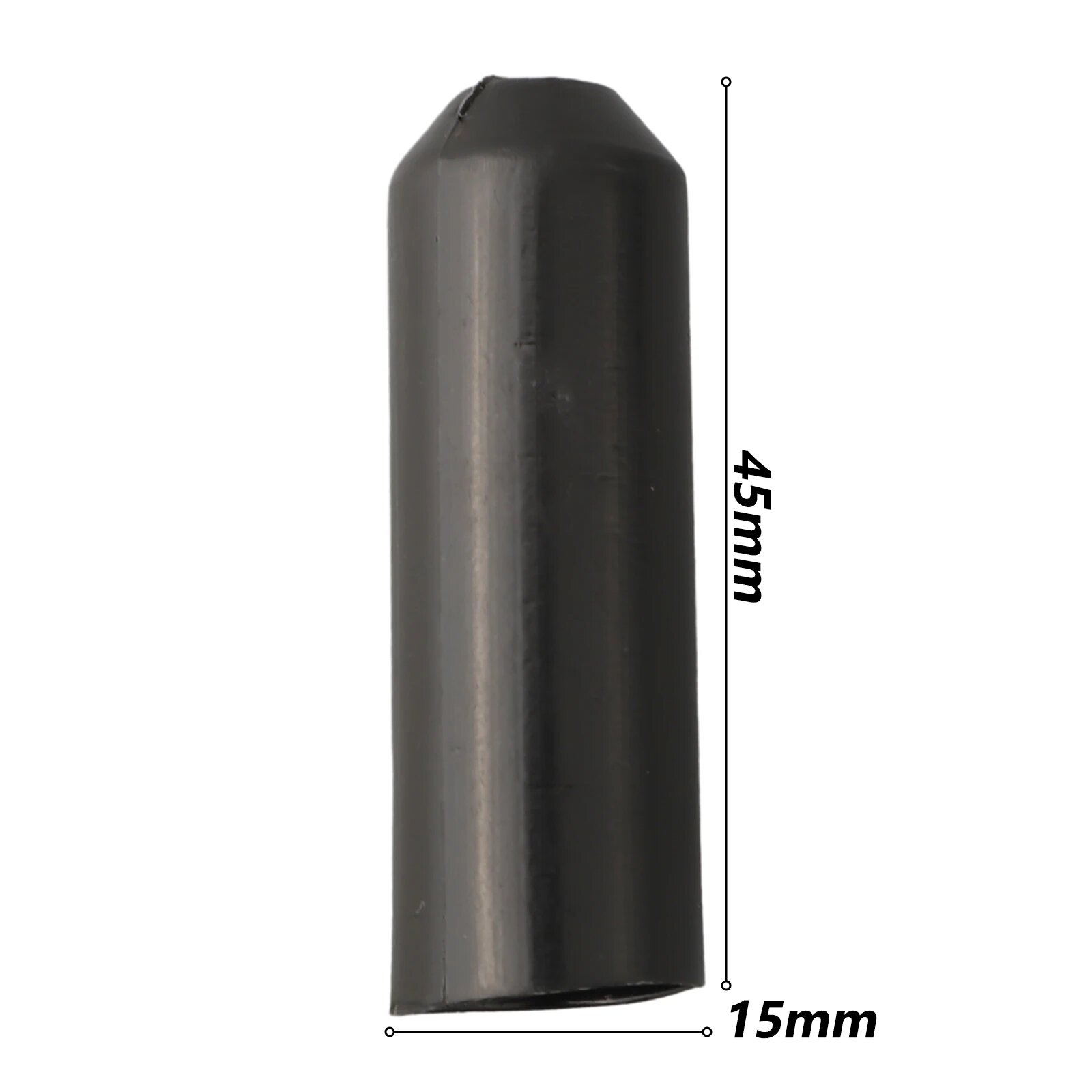 Термоусадочные колпачки для кабелей, винил, 10 штук 15x45mm