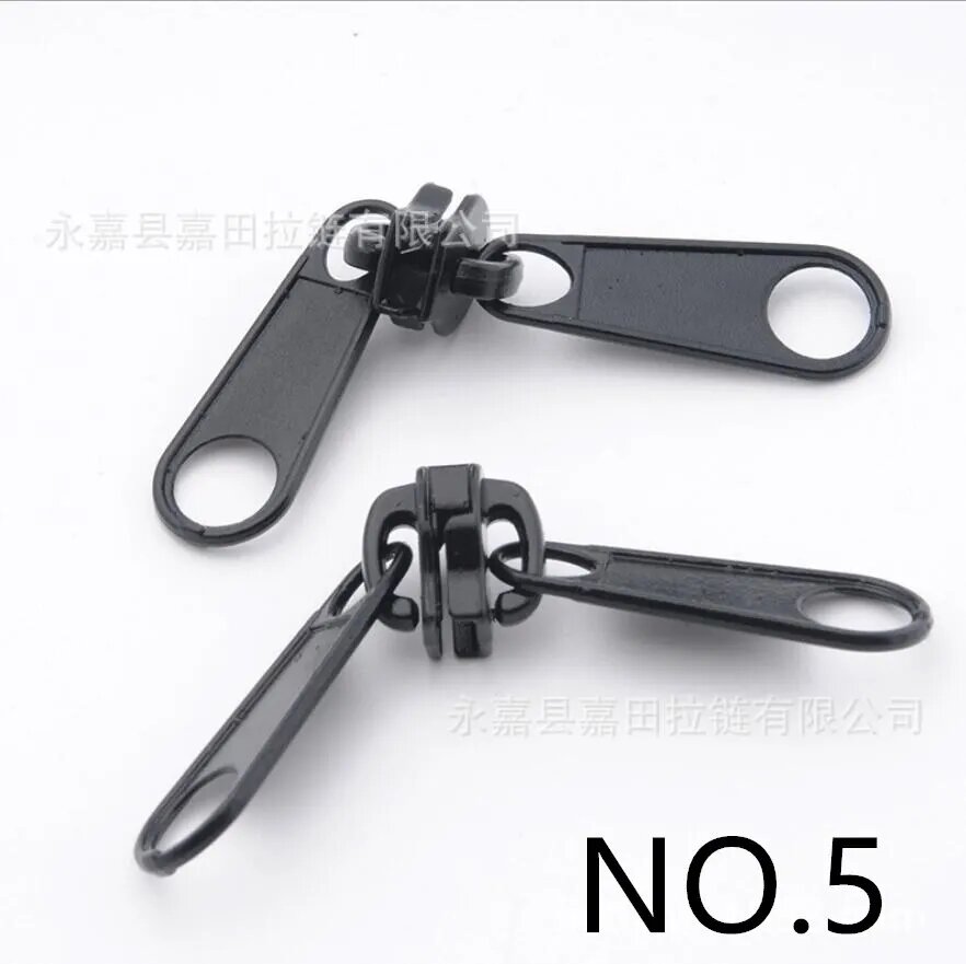Бегунчики для молнии HONGYIMING NO5 BLACK 2 шт