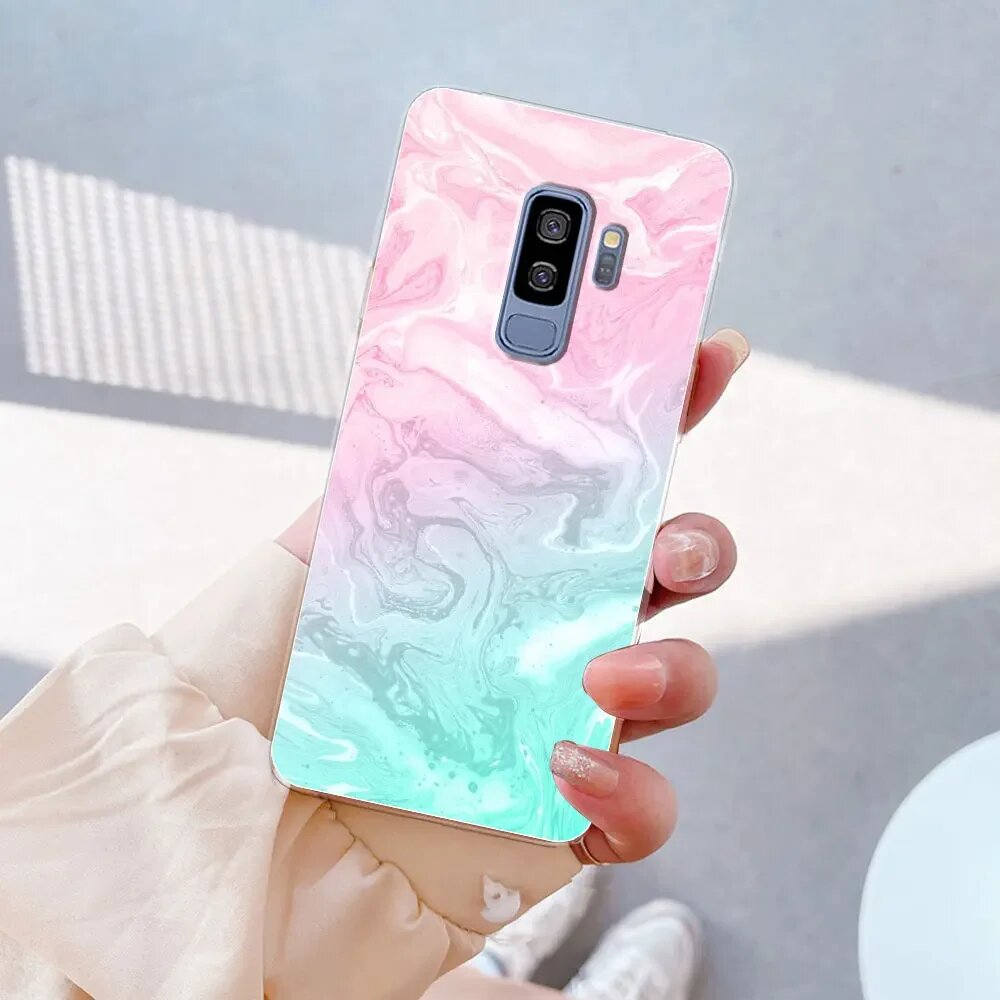 Чехол для Samsung Galaxy S9 Plus TM2026, мраморный