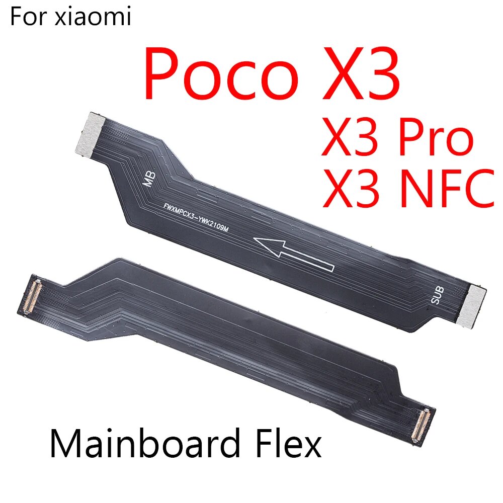 Зарядное устройство USB, основная материнская плата, гибкий кабель для Xiaomi Mi Poco X3 Pro, плата разъема док-станции NFC Poco X3 motherboard