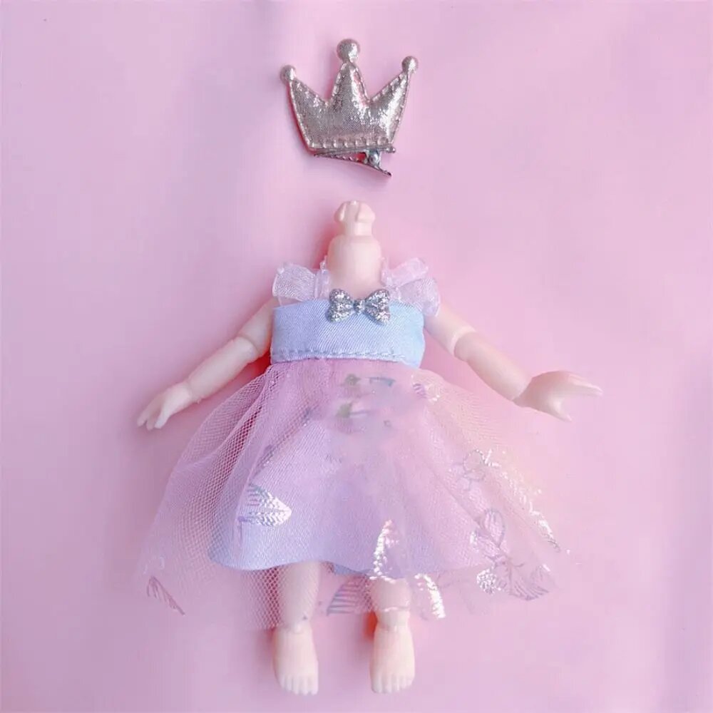 Набор платьев и юбок для кукол Obitsu 11 16-17 см 8