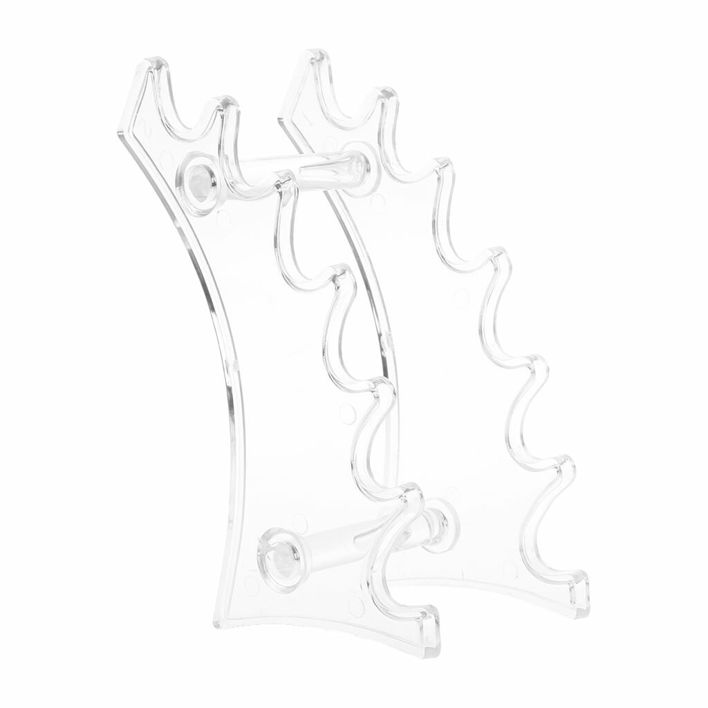 Ручка,6-местный прозрачный пластиковый подставка для ручек, прозрачный