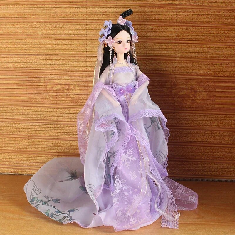 Кукла BJD 30 см, сиреневая, цвет 7