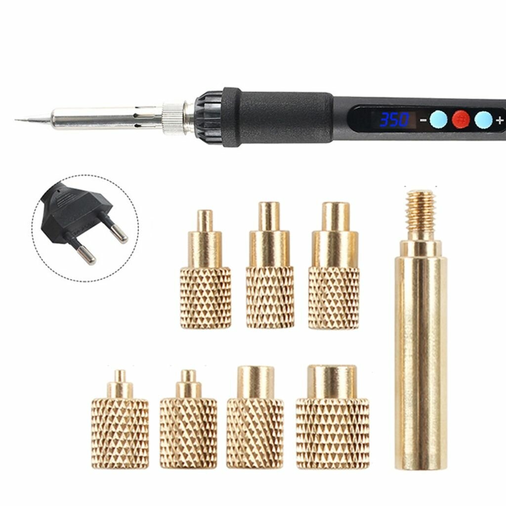 Аксессуары для 3D-принтера, (1 комплект) Набор наконечников для паяльника 936 с паяльником европейского стандарта