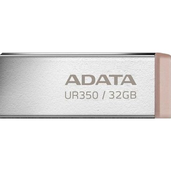 USB флешка Adata 32Gb UR350 silver/brown USB 3.2 Gen 1