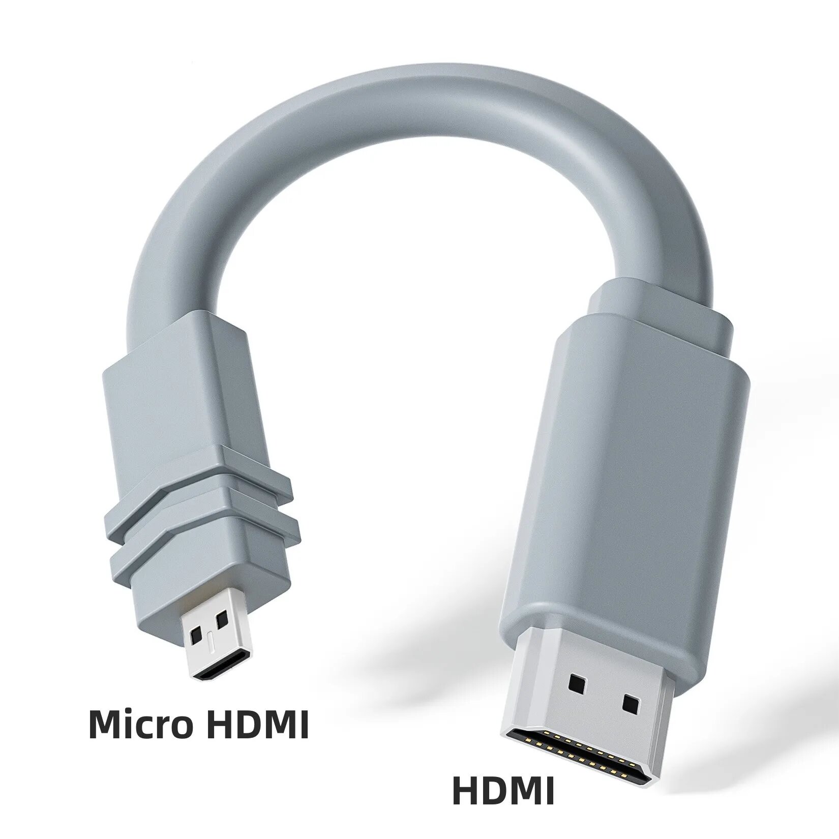 Кабель Micro HDMI - HDMI 15 см