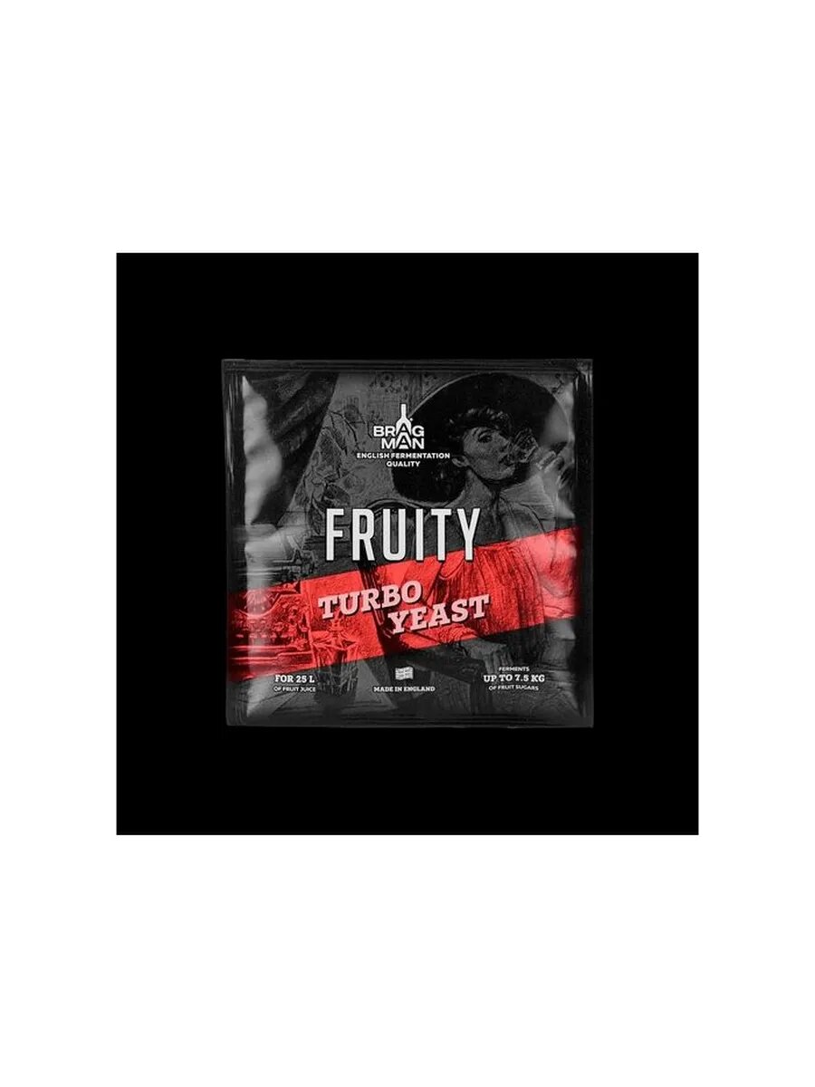Дрожжи спиртовые Bragman Fruity Turbo 72г