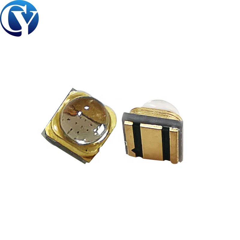 3 Вт Высокое качество 3535 Высокая мощность УФ-светодиод 405 нм Диод Ультрафиолетовый для отверждения принтера 365 нм 385 нм 395 нм кварцевый стеклянный чип 10pcs 3W 395nm