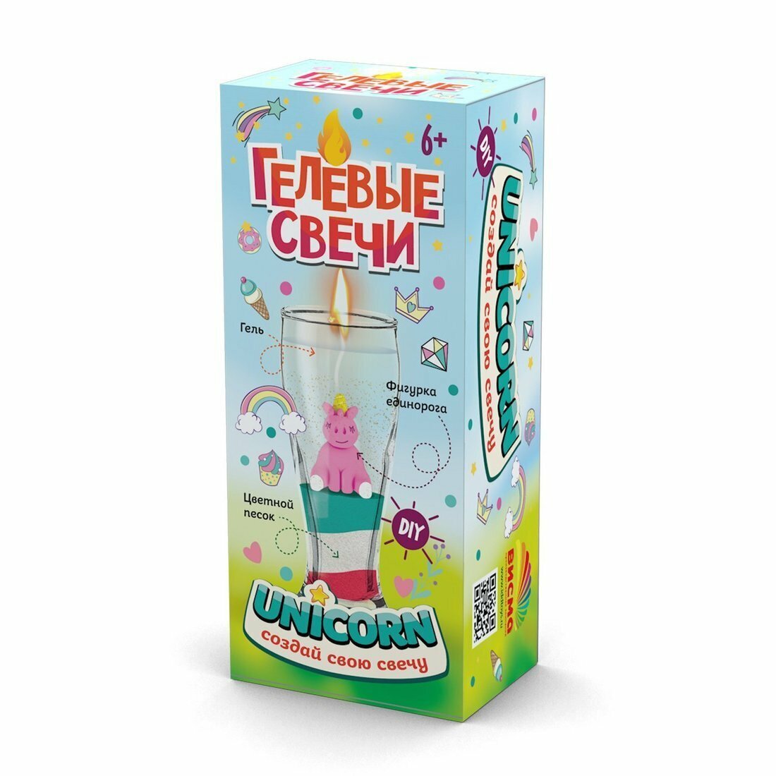 Набор для опытов Инновации для детей Юный парфюмер, Cвечная студия "Единорог" 761пл