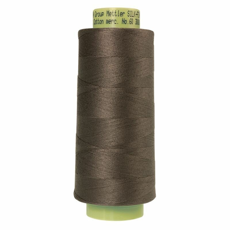 Нить для машинного квилтинга METTLER "Silk Finish", Cotton 60, 2743 м, цвет 0416, Dark Charcoal